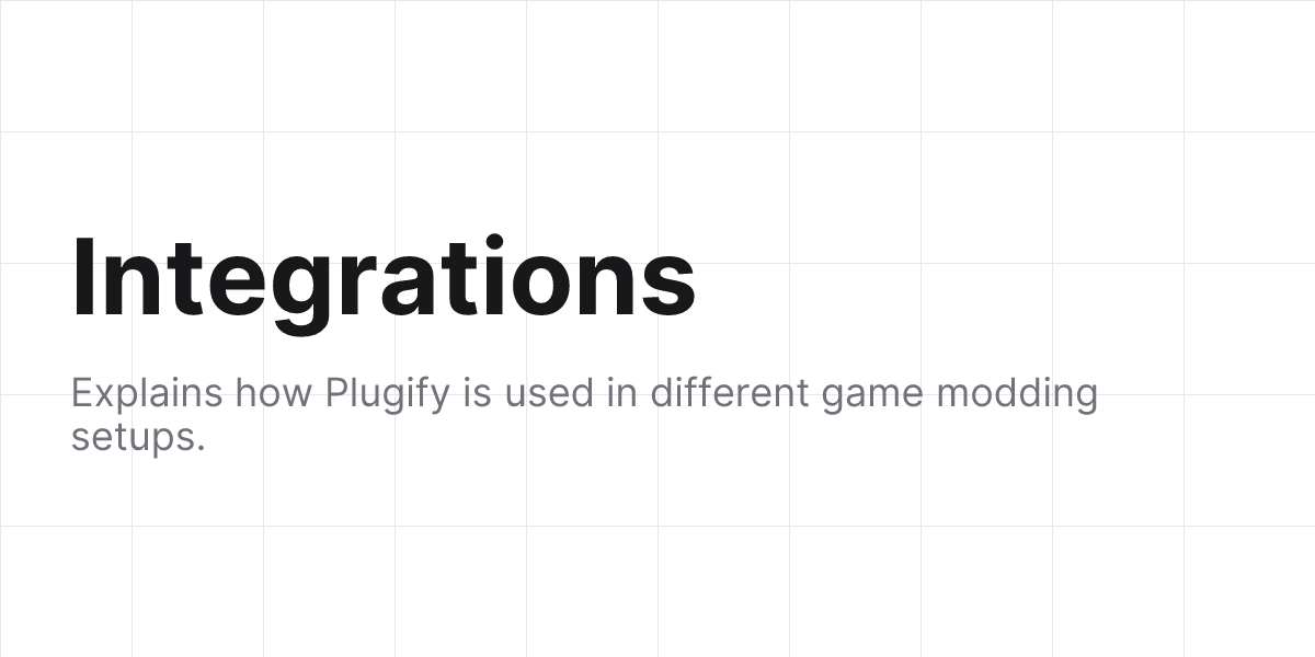 Integrations Plugify