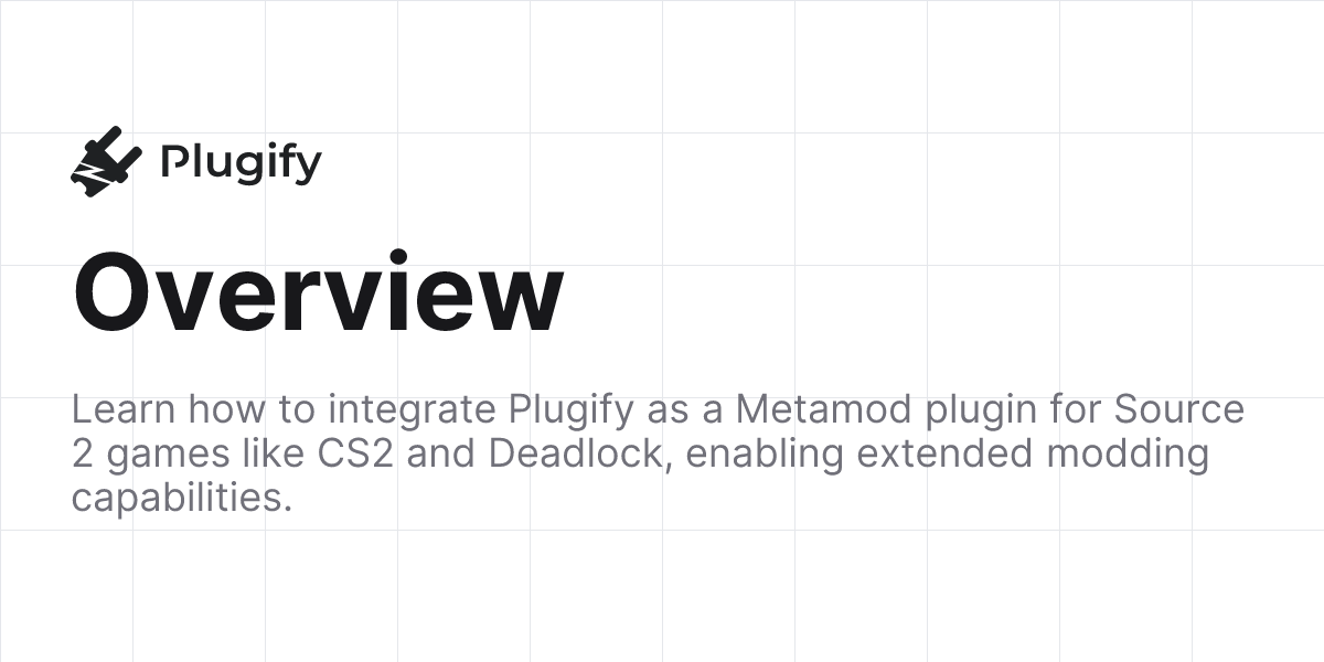 Overview - plugify