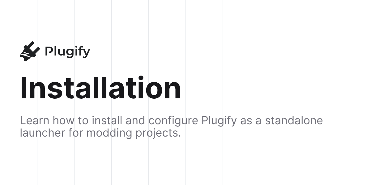 Installation - plugify